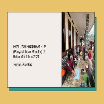PRESENTATION CAPAIAN PROGRAM PENYAKIT TDK MENULAR | PPT