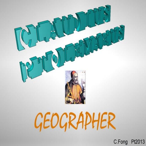 Claudius Ptolemaeus, Geographer | PDF | Geography | Science