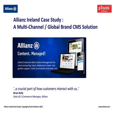 pTools Allianz case study | PPTX | Computer Software and Applications ...