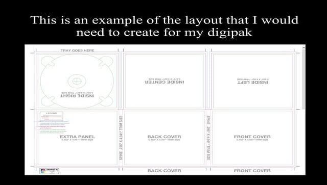 Cd Cover Size Layout