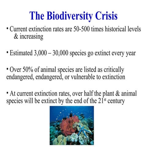 Human impacts, Conservation | PPT