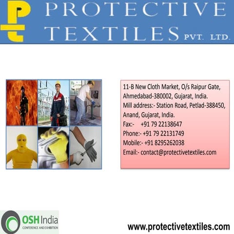 Protective Textiles Pvt. Ltd Persentation | PDF