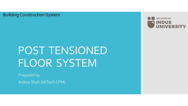 Post tensioned (PT) slabs | PDF