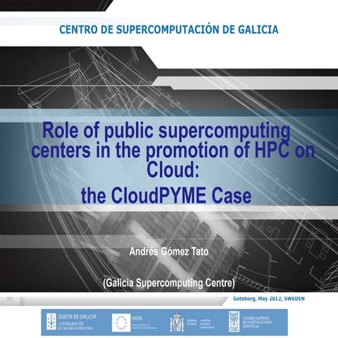 Role of public supercomputing centers in the promotion of HPC on Cloud ...