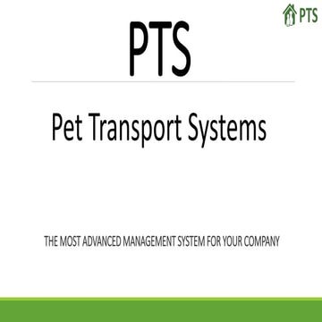 Pts software for Pet Shipping Company | PDF