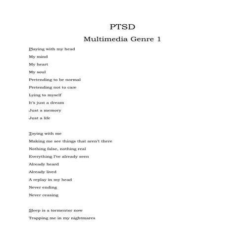 PTSD Poem 1 | DOCX