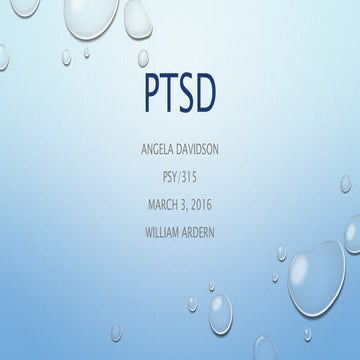 Ptsd | PPTX