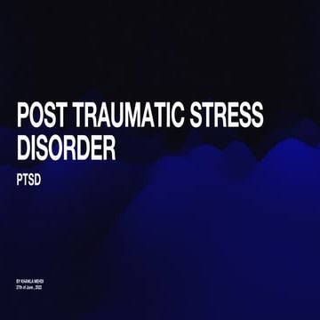PTSD.pdf PTSD AND CBT TREATMENTS AND symptoms | PPT
