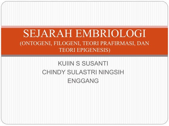 Embriologi | PPT