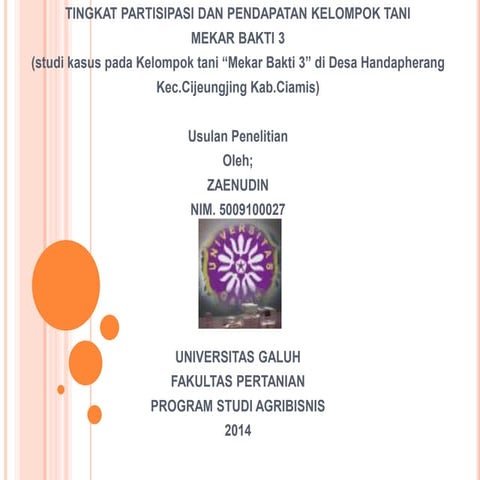 USULAN PENELITIAN | PPT