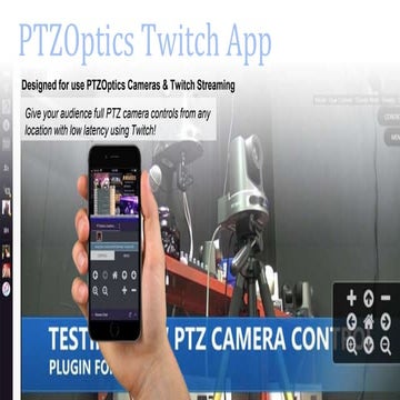PTZOptics PTZ Twitch Extension | PPTX