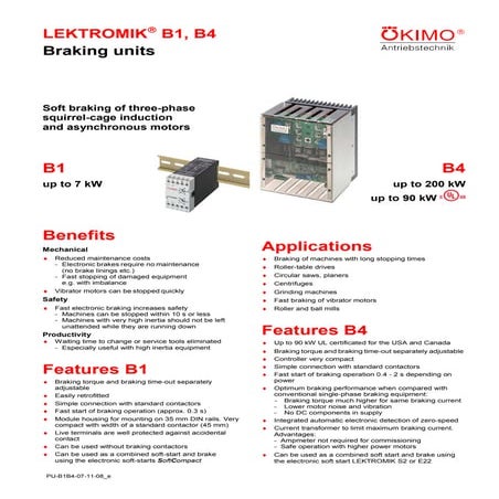 DC Injection braking unit for AC motors | PDF