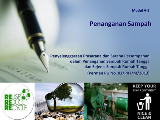 Persyaratan Teknis Penyediaan TPS dan TPS-3R | PDF