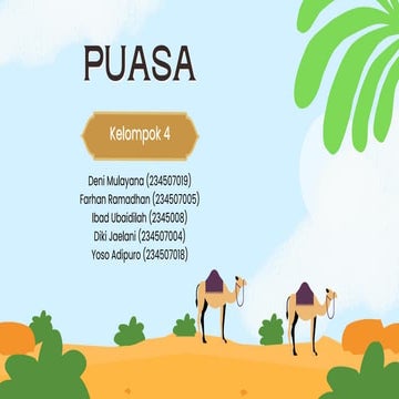 PPT Puasa Ramadhan | PPTX