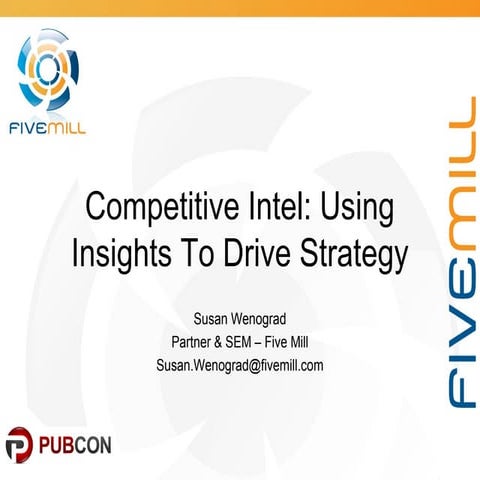 Pubcon Austin - AdWords Competitive Analysis | PPT