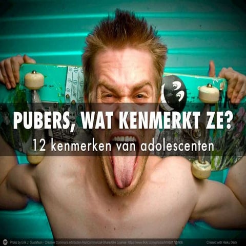 Pubers, wat zijn dat? | PPTX