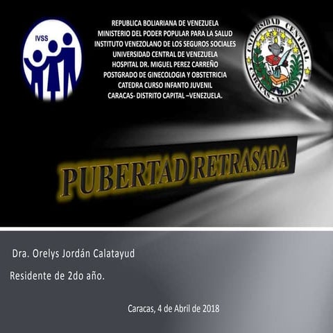 Pubertad retrasada | PPTX