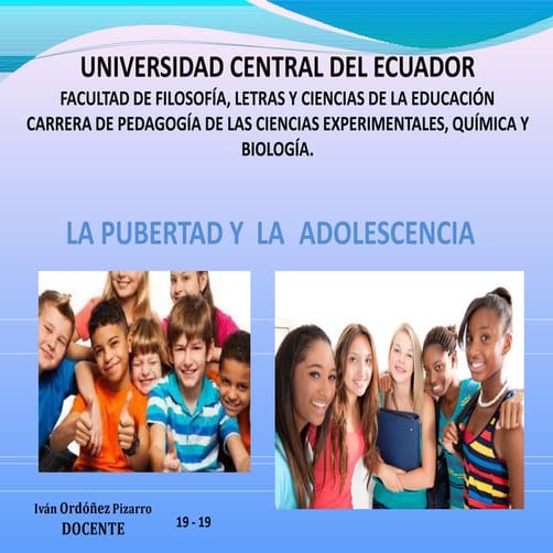 Pubertad y adolescencia | PDF