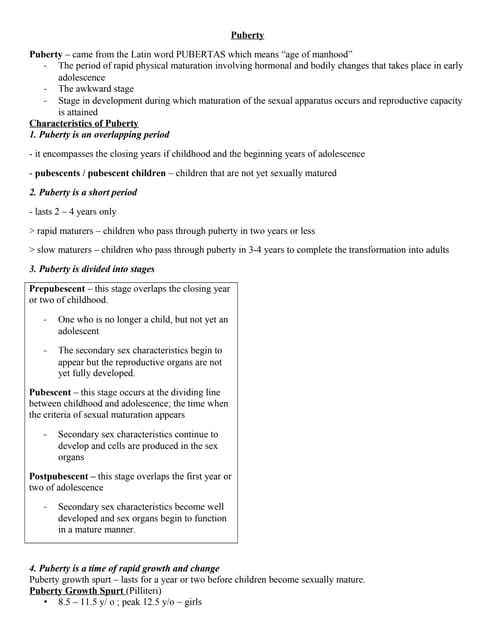 Reaching the age of Adolescence- Class 8 | PPTX