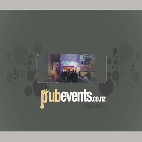 Pub Events Media Kit (click menu + fullscreen) | PPSX