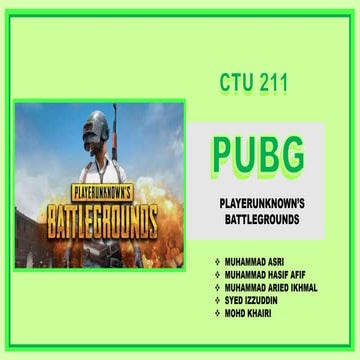 PUBG (CTU211) | PPT