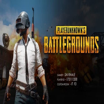 PUBG presentation (PLAYER UNKNOWN'S BATTLE GROUND) | PPT