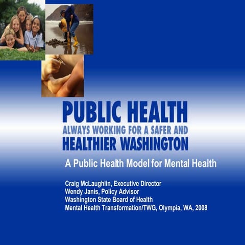 Public Health Model for Mental Health | PPS