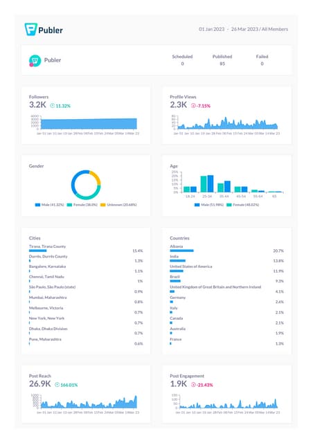 Publer website & brand before and after | PPT