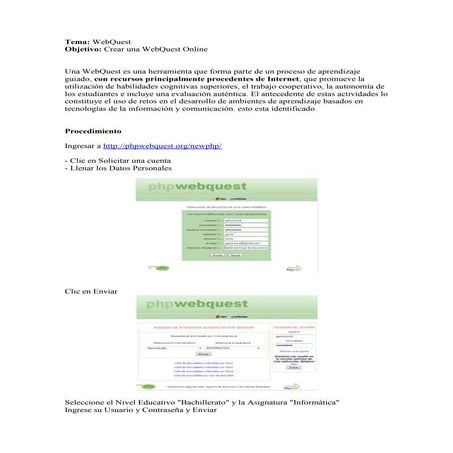 Plantilla de webquest | RTF