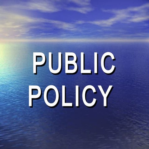 Public Policy | PPT