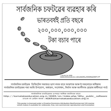 Public Software- Assamese Posters | PDF