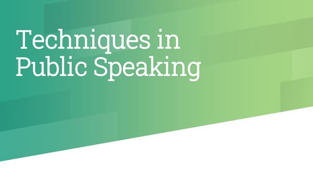 Impromptu speech | PPTX