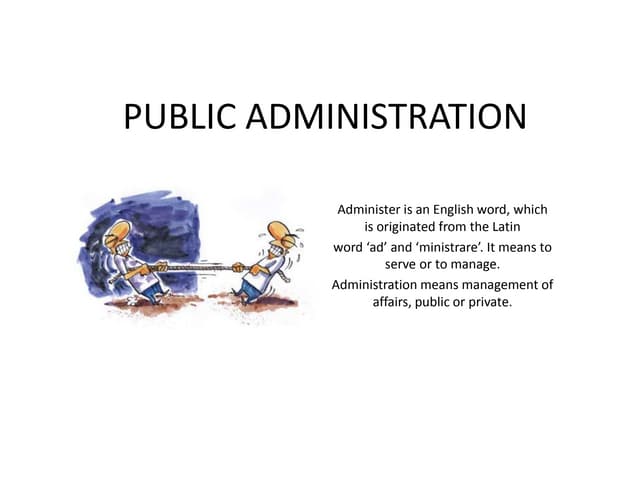Paradigms of Public Administration | PPT