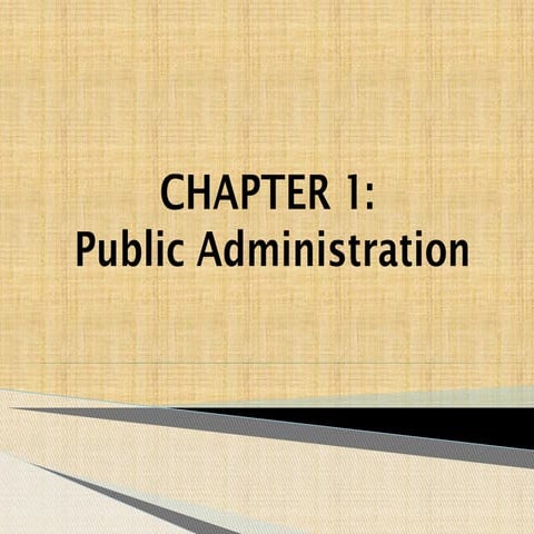 Introduction to Public Administration | PPTX