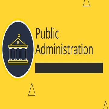 Key Concepts, Theories of Public Administration | PDF