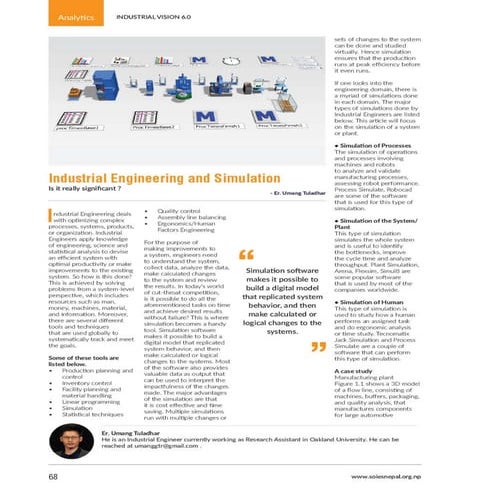 Industrial Engineering and Simulation | PPTX