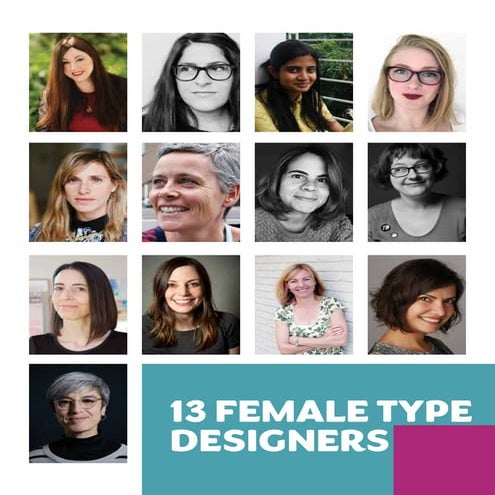 13 Female Typeface Designers | PDF