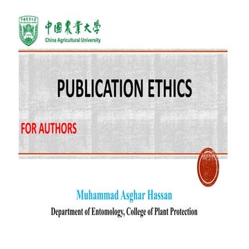 Publication ethics | PPTX