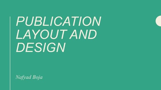 Glossary of magazine and newspaper layout terms | PDF