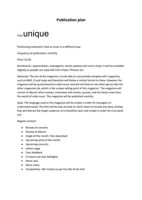 Nana magazine presentation | PPT