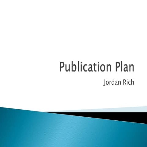Publication plan | PPT