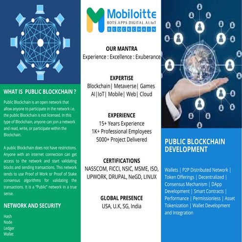 Public Blockchain Development Services | PPT | Free Download