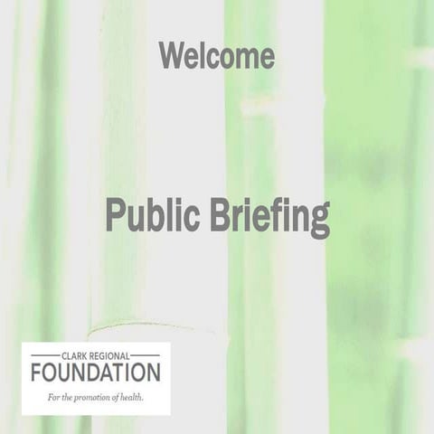 Public Briefing Presentation | PPT