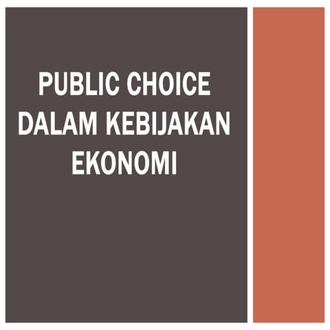 Public choice | PPTX