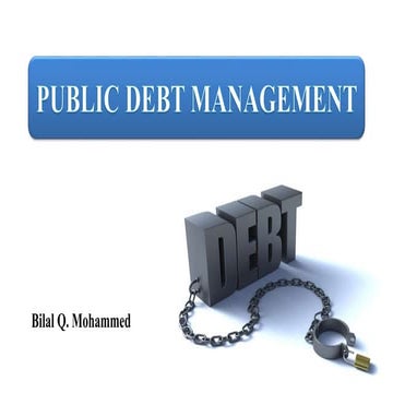 Public debt management | PPTX