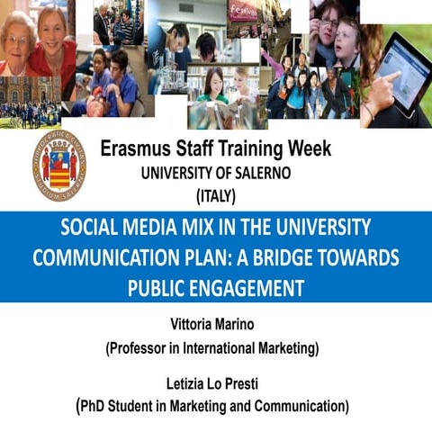 Public engagement, University Communication Plan and Social Media - 12 ...