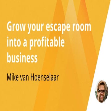 Escape Room Business Plan Example | Upmetrics | PDF