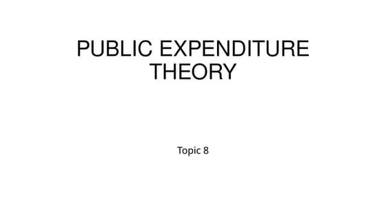 Public expenditure | DOC | Government Support and Welfare | Financial ...