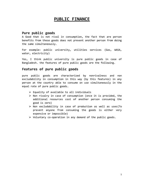 PUBLIC FINANCE | PDF