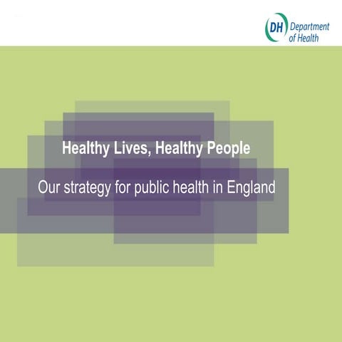 Public Health Strategy for England | PPT